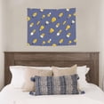 blue Light Bulb Pattern Tapestry for Bedroom - Tapestry Wall Hanging ...
