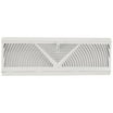 Imperial Metal Decorative Baseboard Register 18 Inch White Adjustable ...