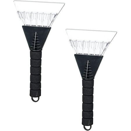 Set of 2 Ice Scraper De-Icer Tool for Cars, Vans and Pick Up Trucks ...