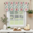 Curtain Valances for Kitchen Windows,Rod Pocket Short Valance Retro ...