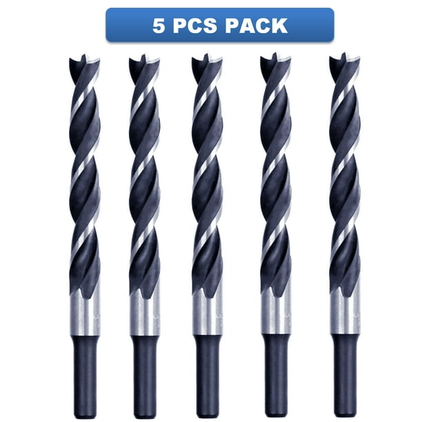 Max-Craft Woodworking Brad Point Drill Bit Set Wood Hole Cutter 5Pcs 1/ ...