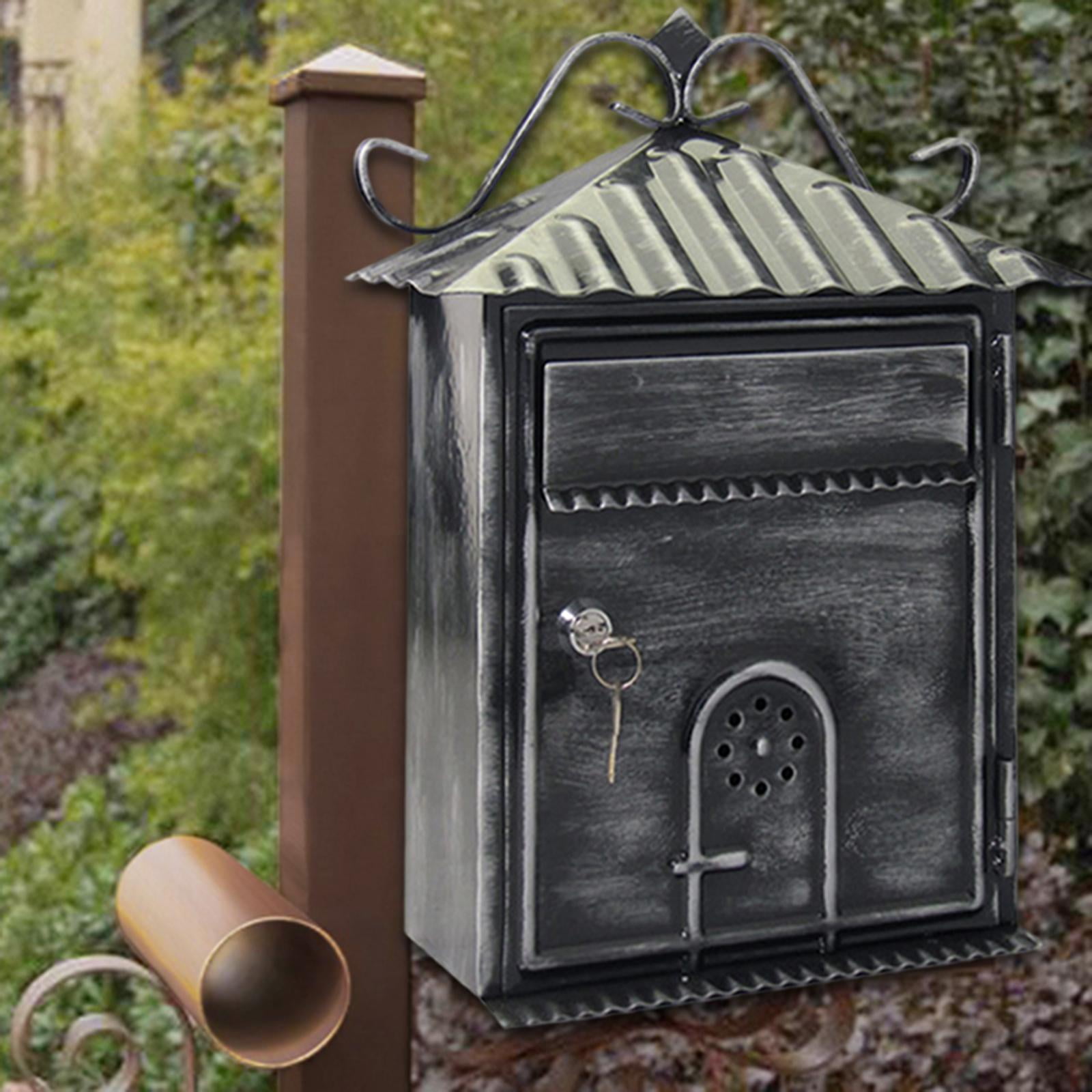 Decorative Wrought Iron Mailbox Posts | Shelly Lighting