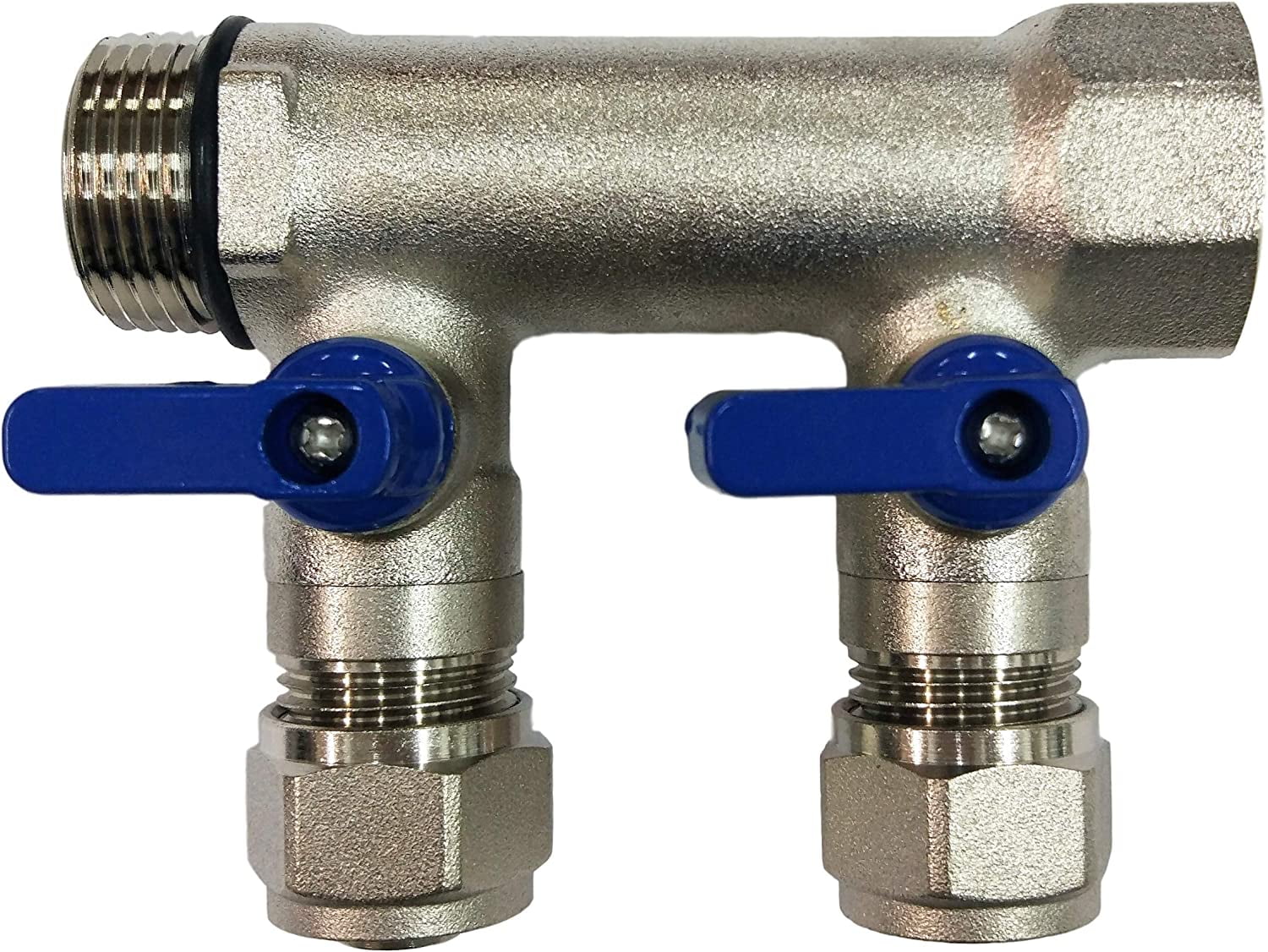 DMNI 2 Loop Port Ball Valve Brass - Pex Manifold - 3/4" NPT Thread ...