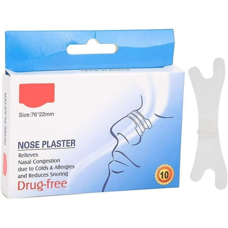 50pcs Nasal Strips Congestion Relief Antisnoring Sleeping Nose Patch ...