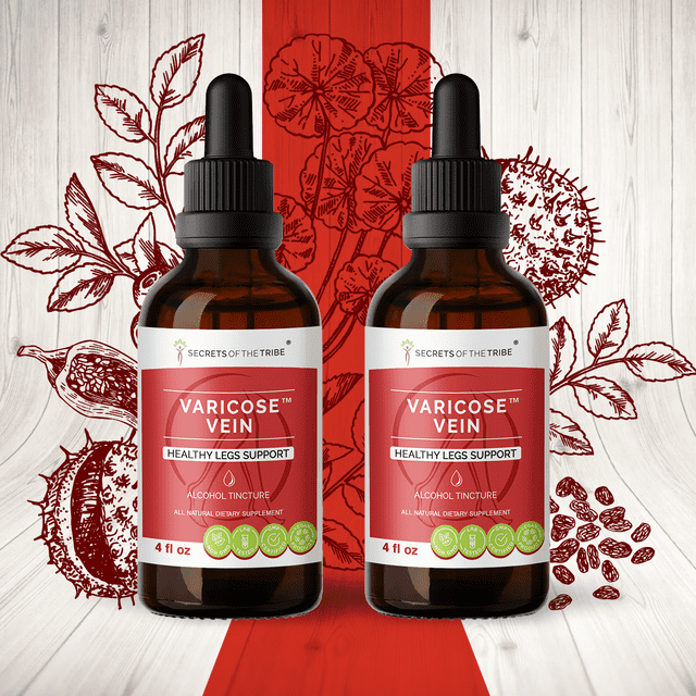 Varicose Vein Alcohol Extract, Tincture, Butcher's Broom, Horse ...