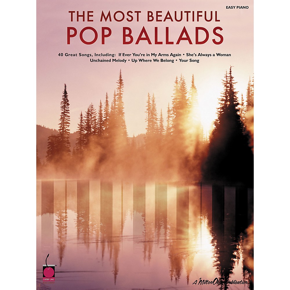Easy Piano Songbook: The Most Beautiful Pop Ballads (Paperback ...