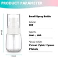 3 Pack 1oz/30ml Small Spray Bottle, Plastic Mini Spray Bottles, Travel ...
