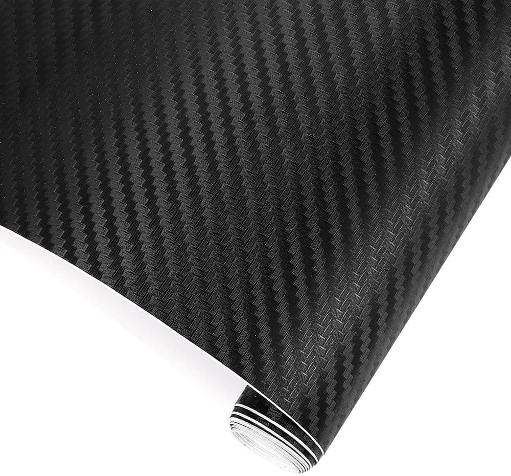 PHANY 3D Adhesive Carbon Fiber Vinyl wrap Car Sticker 127*30cm ...