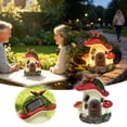 SUYOLL Outside Yard Statues Outdoor Garden 17.5cm Solar Light Resin ...