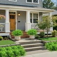 Scidweet Artificial Plants Outdoor, 16 Bundles Fake Faux Grass Plastic ...
