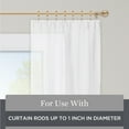 Better Homes & Gardens Modern Metal Curtain Clip Rings in Gold, 1 in ...