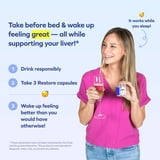 Cheers Restore, After-Drinking Aid, 1200mg DHM, 450mg L-Cysteine, Liver ...