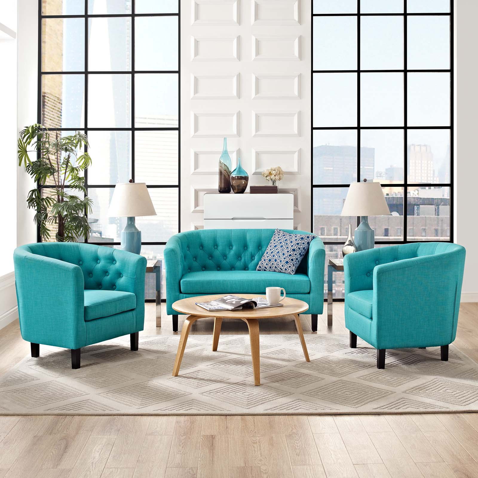Modern Contemporary Urban Design Living Room Lounge Club Lobby Armchair ...