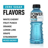 POWERADE ZERO Sports Drinks, Mixed Berry, 20 Oz - Pack of 10 - Walmart.com