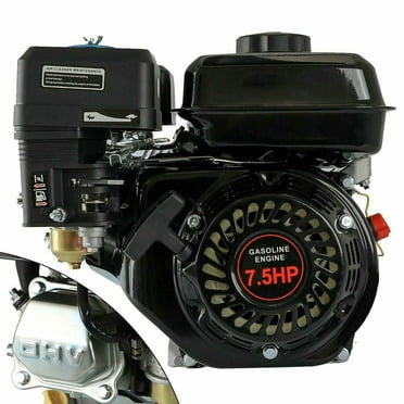 AlphaWorks 7HP 4-Stroke Gas Engine, 209CC, 8.8 Ft. lbs. Torque @ 2500RPM, 3/4" Output Shaft ...