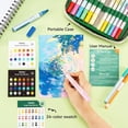 Ohuhu 48 Acrylic Markers, 24 Fine & 24 Round Tips, Reversible Chisel ...