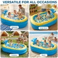 Livhil Inflatable Swimming Pool for Kids with Sprinkler, Kiddie Pools ...