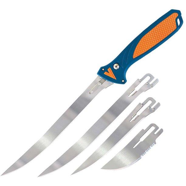 Havalon Talon Fish Interchangeable Fixed Blade Filet Knife, Black ...