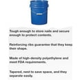 5 Gallon Plastic Buckets Six (6) Pack,Blue - Walmart.com