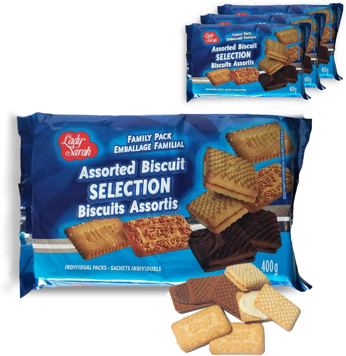 Lady Sarah Assorted Biscuits Family Pack - Chocolate & Custard Cream ...