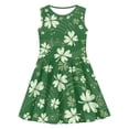 Cartoon Print Sleeveless Dress For Girls Cute Casual Summer Play Outfit ...