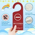 2Pack Vacant Occupied Door Hanger Sign Engraved Acrylic Door Sign ...