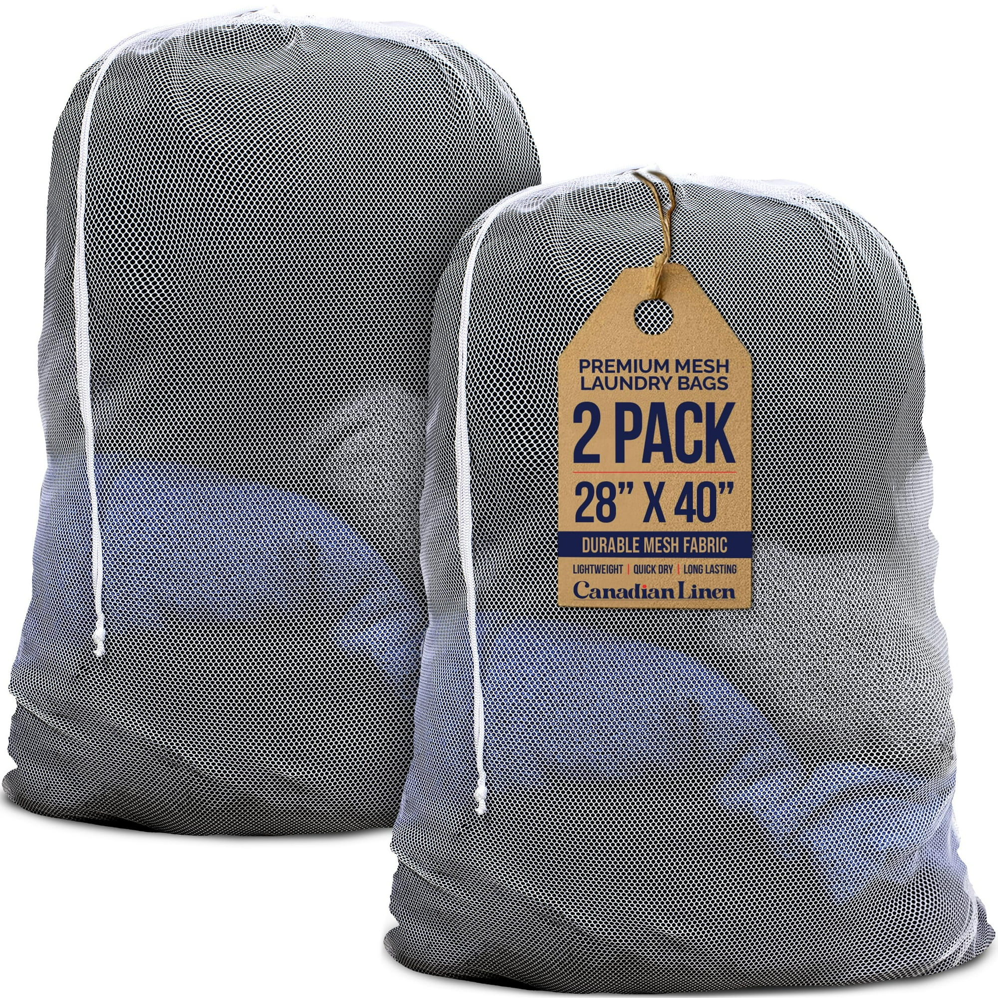 Click here for Canadian Linen Mesh Laundry Bags  28X40  2 Pack  D... prices