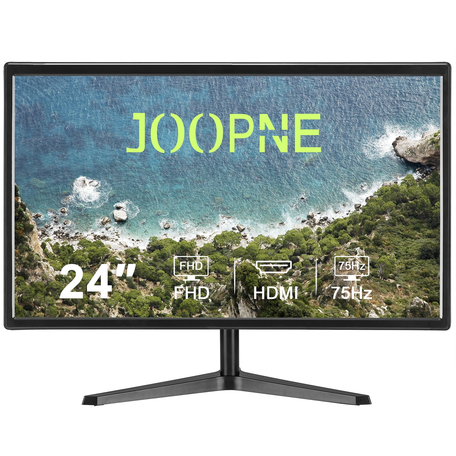 Joopne 24 inch FHD 1920*1080P Computer Monitor,HDMI 2.0,VA Panel,VGA ...