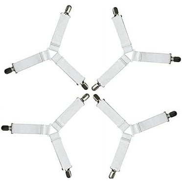 Meidong Adjustable Bed Sheet Fasteners, Non-Slip Elastic Mattress ...