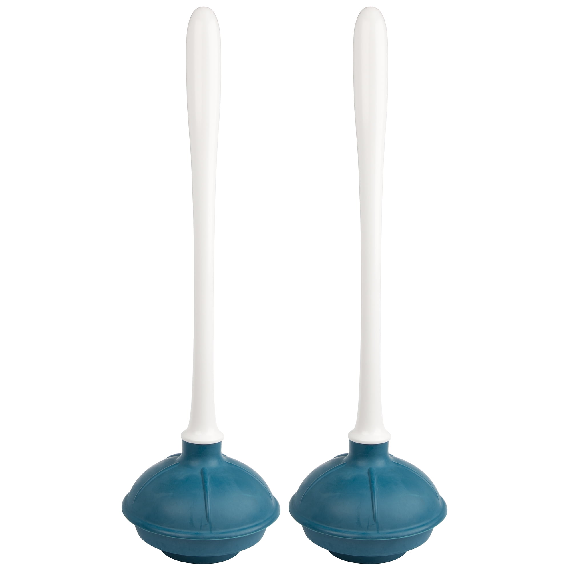 Kleen Freak Heavy-Duty Plunger 2-Pack, White/Blue (2) - Walmart.com