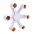 HannLk Adjustable Light Socket Splitter, E26/E27 Base Converter, Wide ...