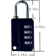 CERPXFF-4 Digit Combinations Padlock The Safe Cipher Lock, for Gym ...