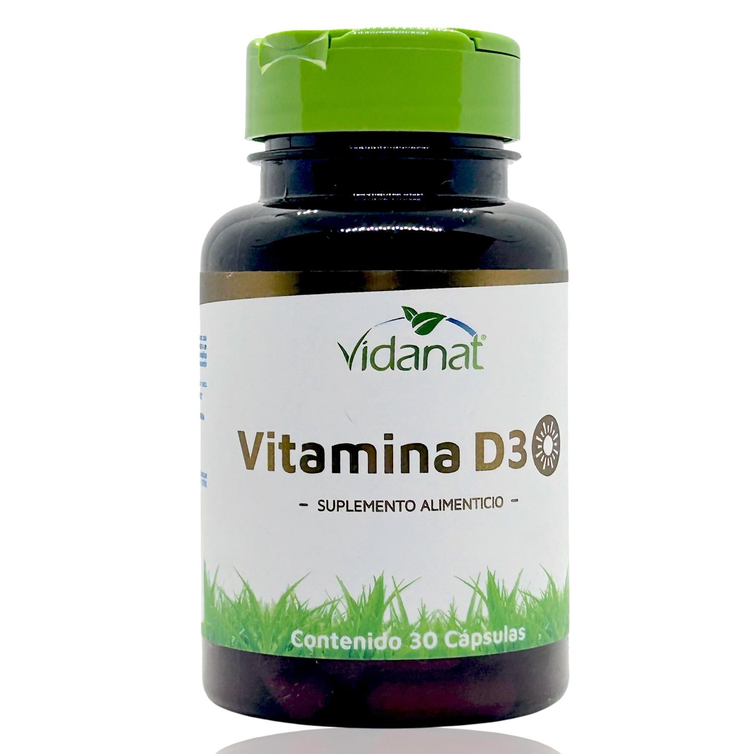 Vitamina D3 Vidanat 30 cápsulas | Bodega Aurrera en línea