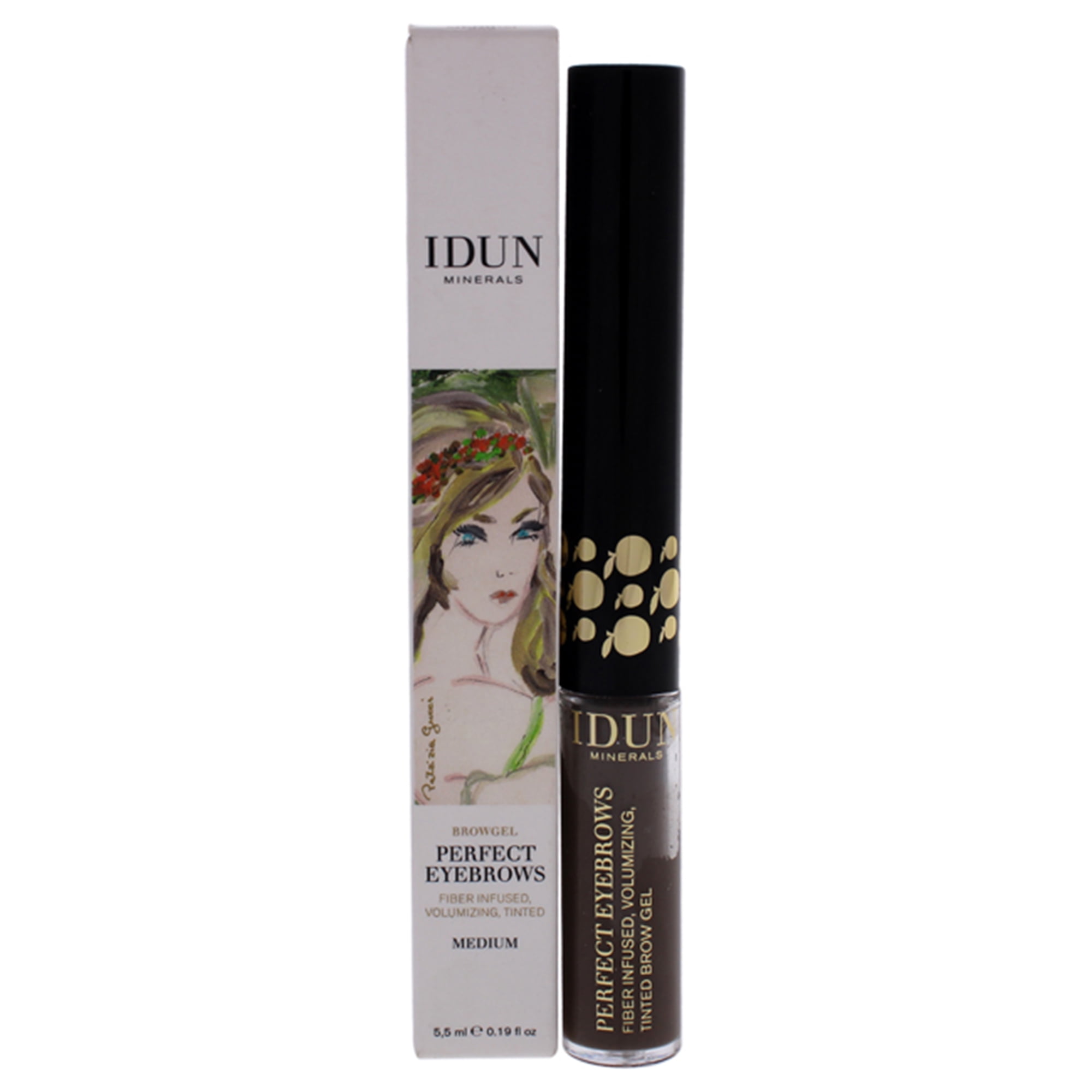 Ceja Idun Minerals Idun Minerals Perfect Eyebrows Gel - 302 Medium Ceja Dama 0.19oz | Walmart en ...