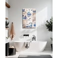 Bathroom Wall Art Butterfly with Flower in Bottles Canvas Prints Framed ...