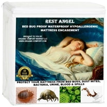Zippered Mattress Encasement, Bed Bug Proof, Waterproof Cover ...