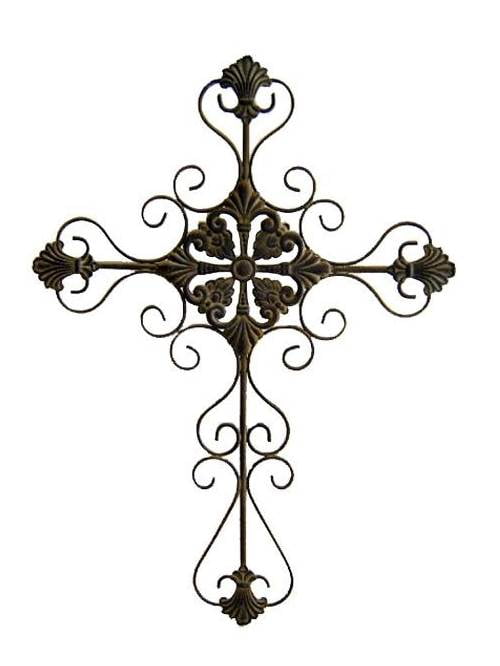 Decorative Scroll Cross
