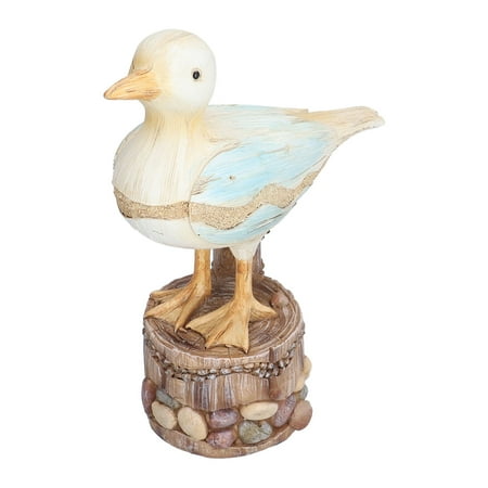 Loewten Seagull Figurine,Seagull Figurine Simulation Resin Seagull ...
