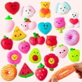 Syncfun 24 Pcs Valentines Mochi Squishy Toys Fidget Mini Bulk Valentines Day T Set