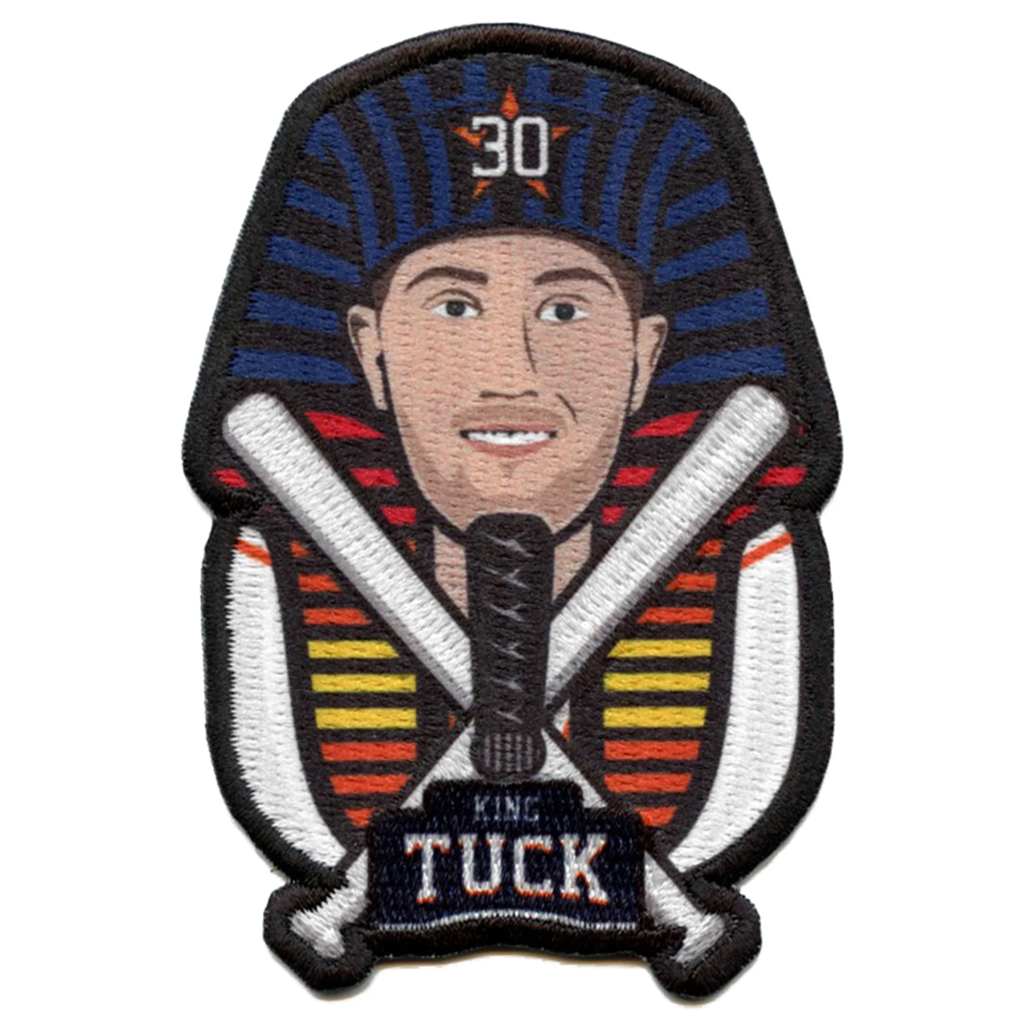King Tuck Houston Baseball Patch Space City Texas Sublimated Iron On ...