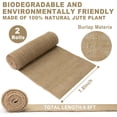2 Rolls 19.6ft Burlap Tree Protector Wraps Natural Jute ，7.8" × 9.8 ...