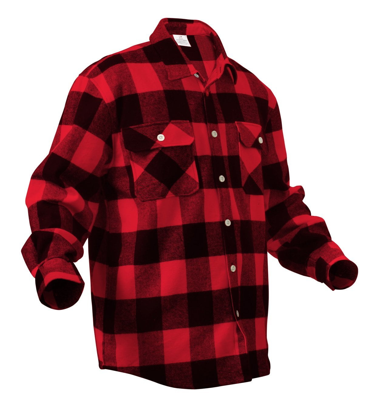 Rothco Extra Heavyweight Buffalo Plaid Flannel Shirts Red Plaid