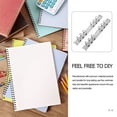 5pcs Loose Leaf 6-ring Binding Spines Combs Notebook Planner Binding ...