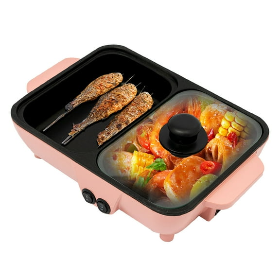Miumaeov 4L/4.2QT Electric Hot Pot Multifunctional Portable Non-stick ...