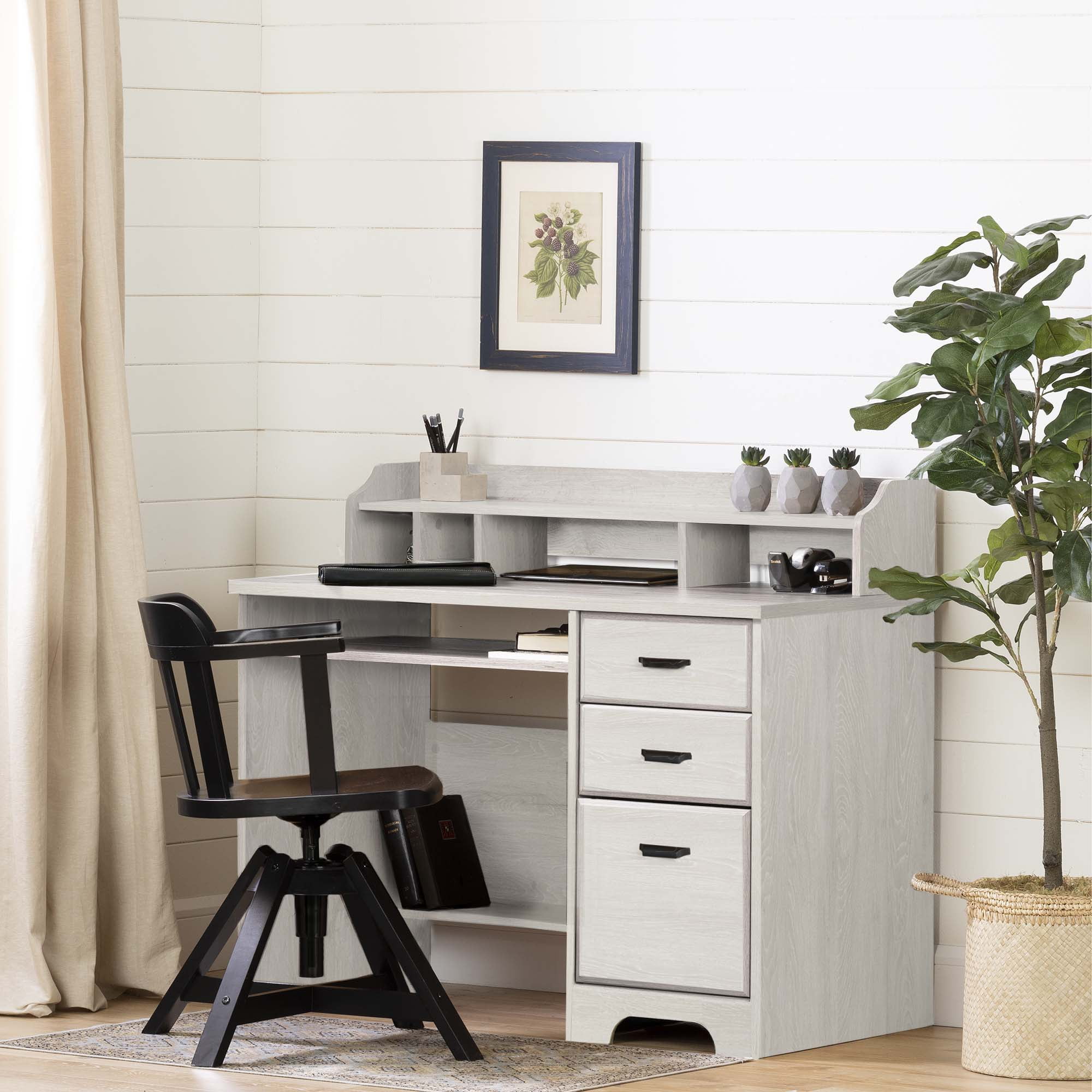 Click here for South Shore Versa Computer Desk With Hutch prices