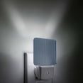 Blue Lines Plug-in LED Night Lights Stripe Auto Dusk-to-Dawn Sensor for ...