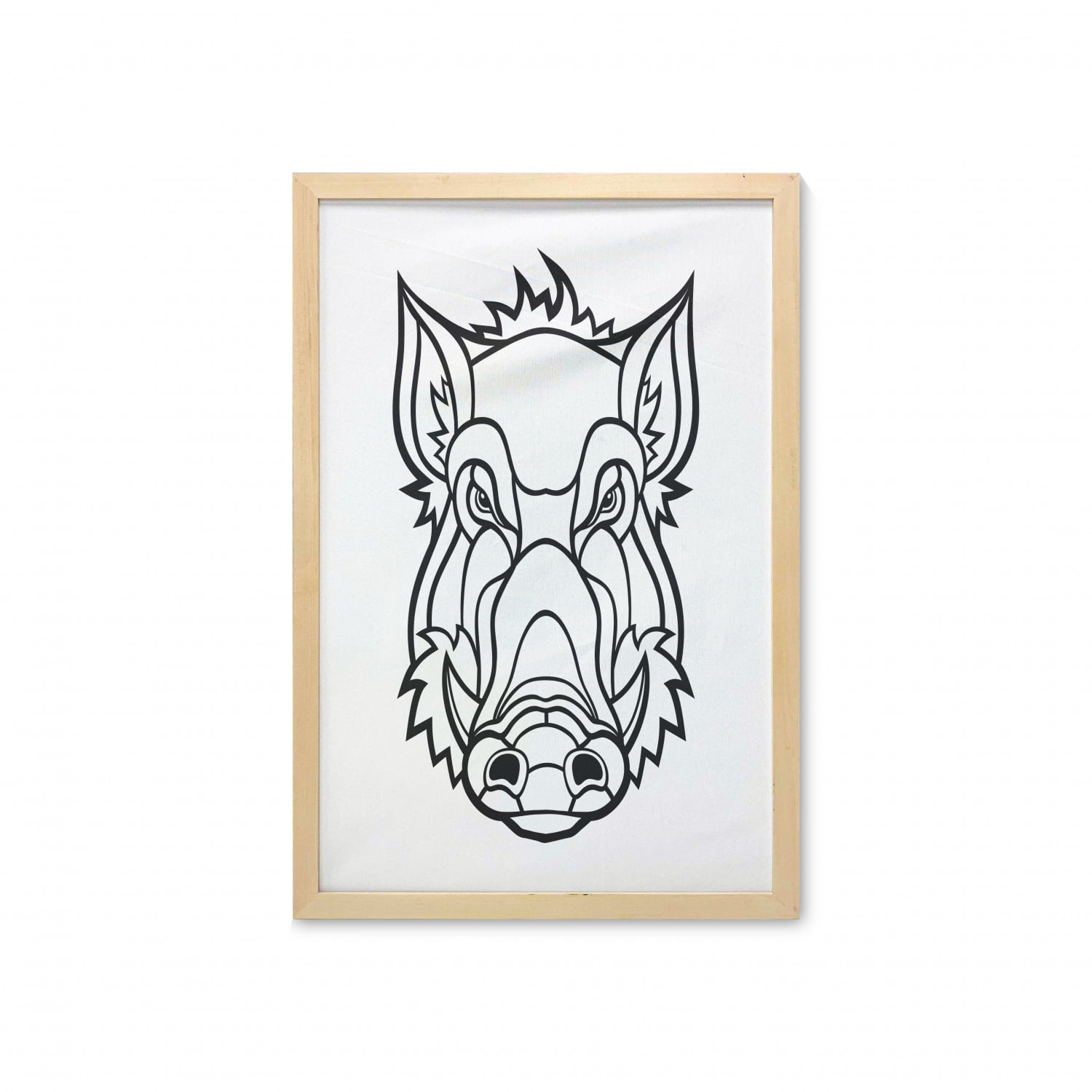 Razorback Outline Printable