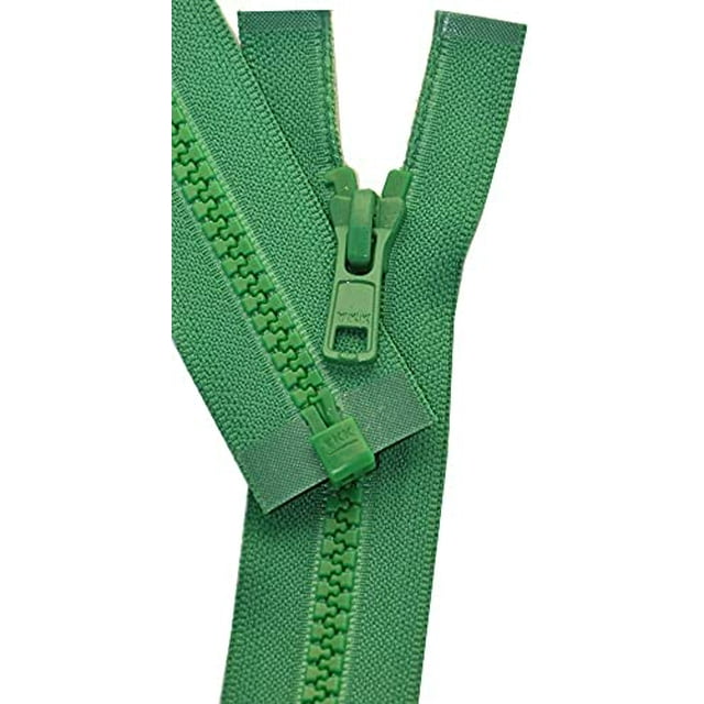YKK #5 Molded Vislon Lake Green Medium Weight Jacket Separating Zipper ...