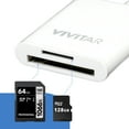 Vivitar Mobile Micro SD Compact Flash Card Reader with USB Adapter for ... Vivitar Mobile Micro SD Compact Flash Card Reader with USB Adapter for ...