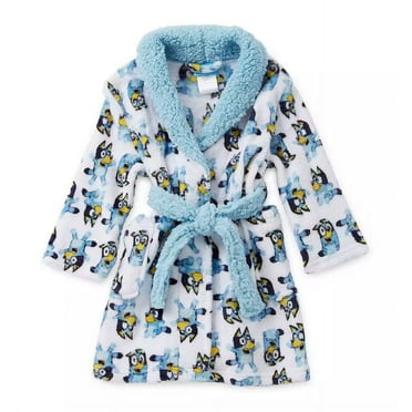 Disney Bluey Bathrobe for Toddler Boys - Comfortable Kids' Robe ...